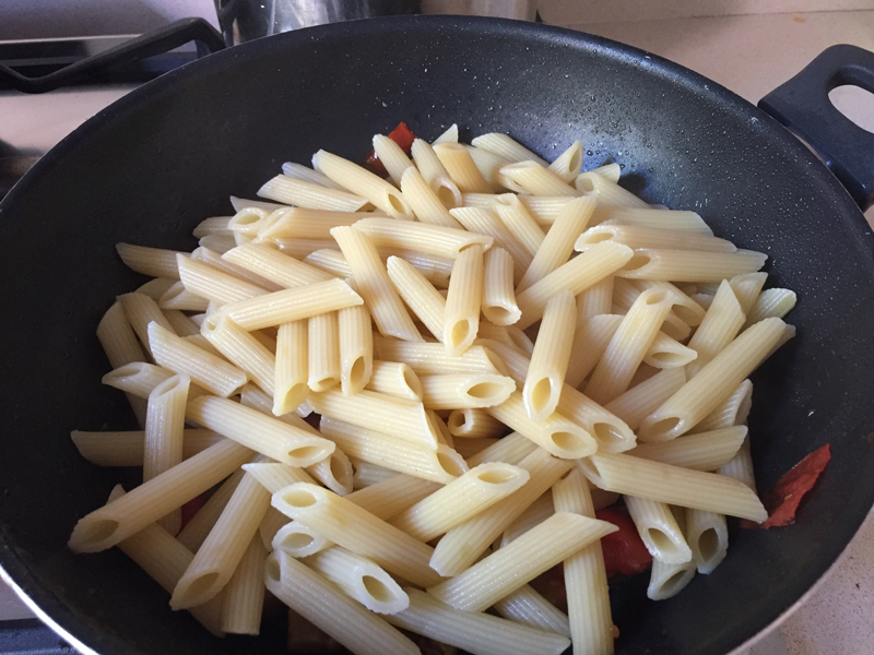 Pasta amb albergínies ràpida - La pasta per als catalans
